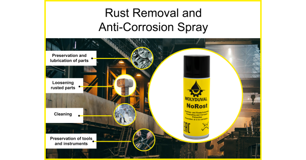 No Rost Spray - Penetrating and Lubricating Oil with MoS2